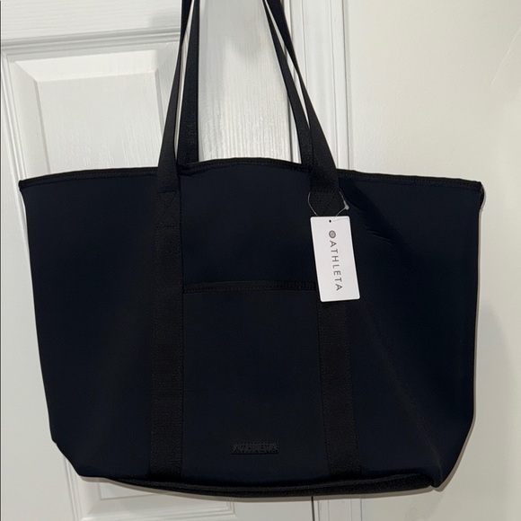Athleta | Bags | Athleta Black Tote Bag | Poshmark